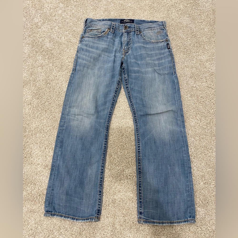 Silver Zac Jeans - Gem